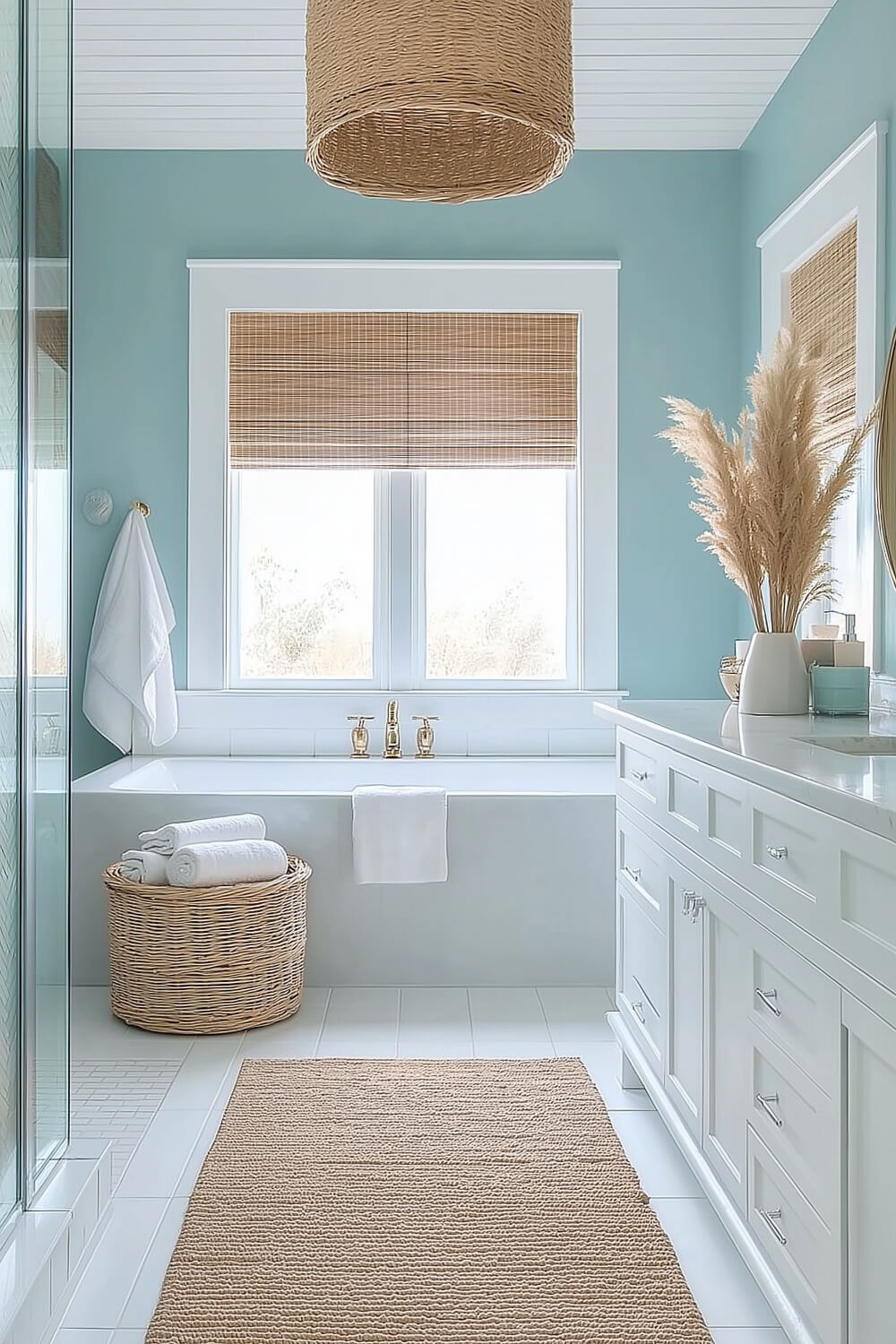 24 Beautiful Coastal Bathroom Ideas for Your Home